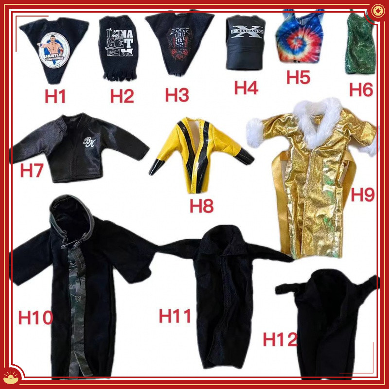 Wwe Wrestler figure Clothes Accessories 6-7 Inches Replaceable Wrestler ...