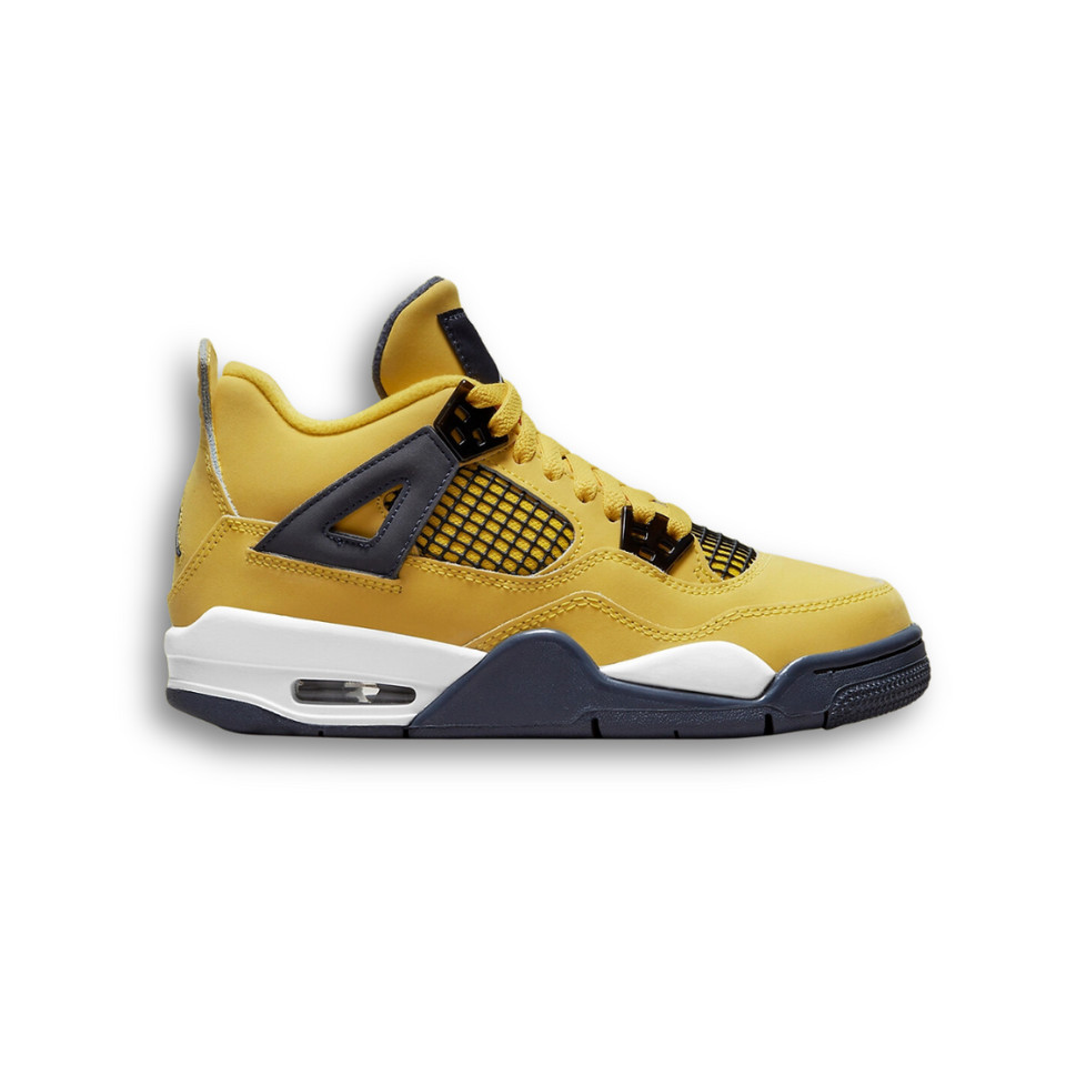 Jordan 4 Retro Lightning (2021) (GS) | Shopee Malaysia