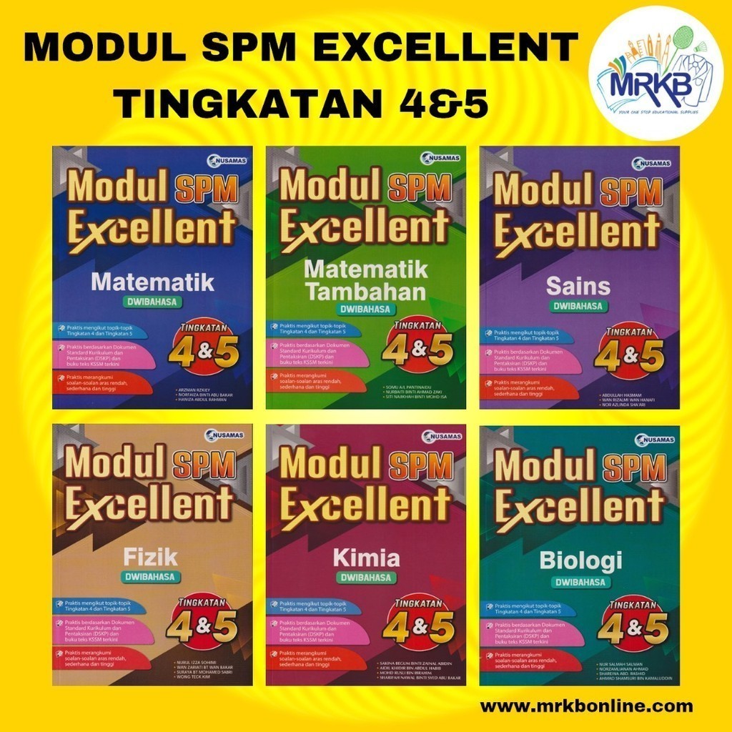 MODUL SPM EXCELLENT TINGKATAN 4&5 | Shopee Malaysia