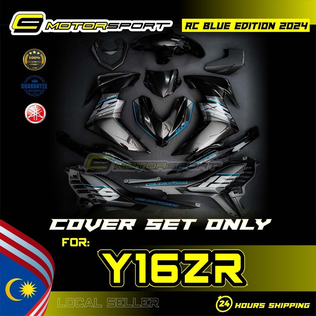 Y16 Cover Set for Y16ZR ( RC Blue Edition 2023 ) 100% ORIGINAL YAMAHA ...