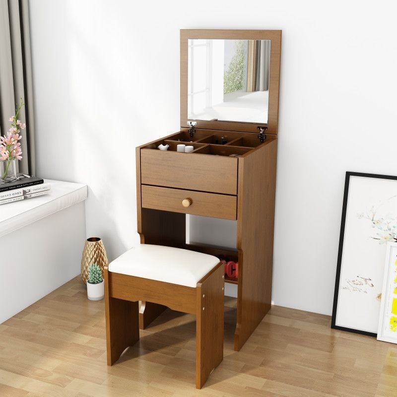 Table (Sg Stock) Dressing Vanity Table Small Apartment Flip Dresser Ins ...