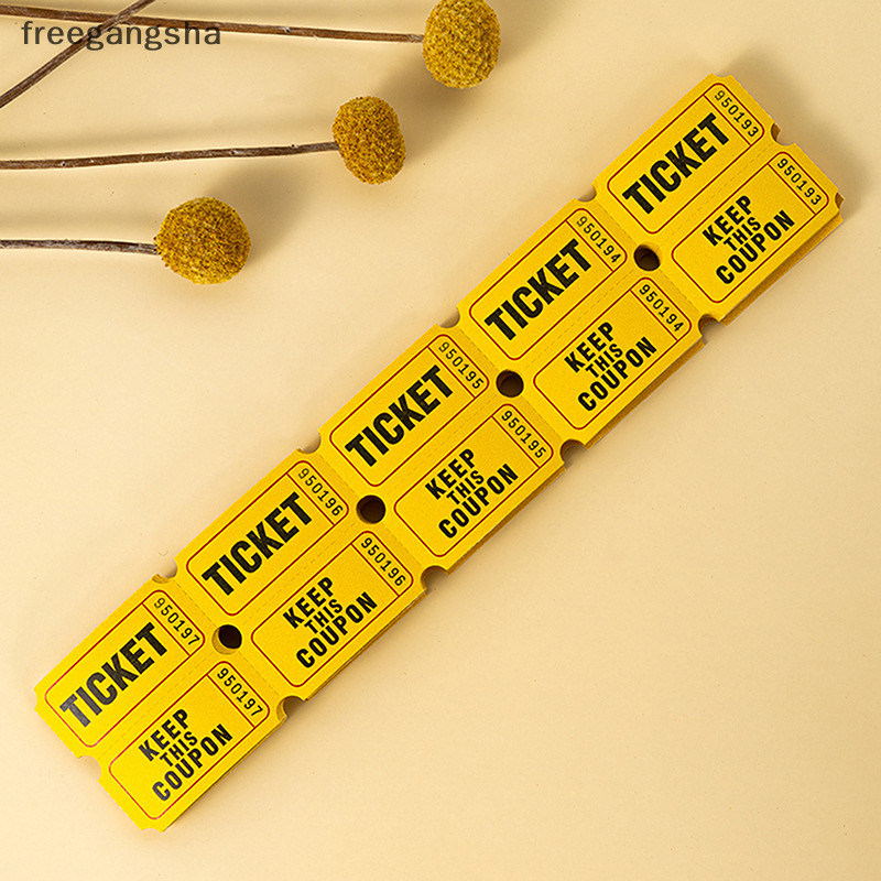 [FREG] 100 Pcs Raffle Tickets For Classroom Lottery Roll Of Single ...