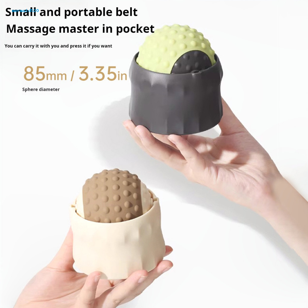 ME.B Rotating Massage Ball Portable Body Massager Relieve Sore Muscles ...