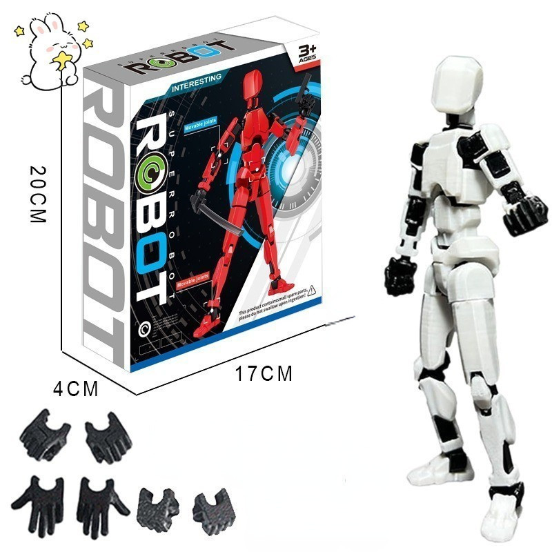Matching of Graphic Robot Lucky Dummy 13 with Surreal Motion toy ...