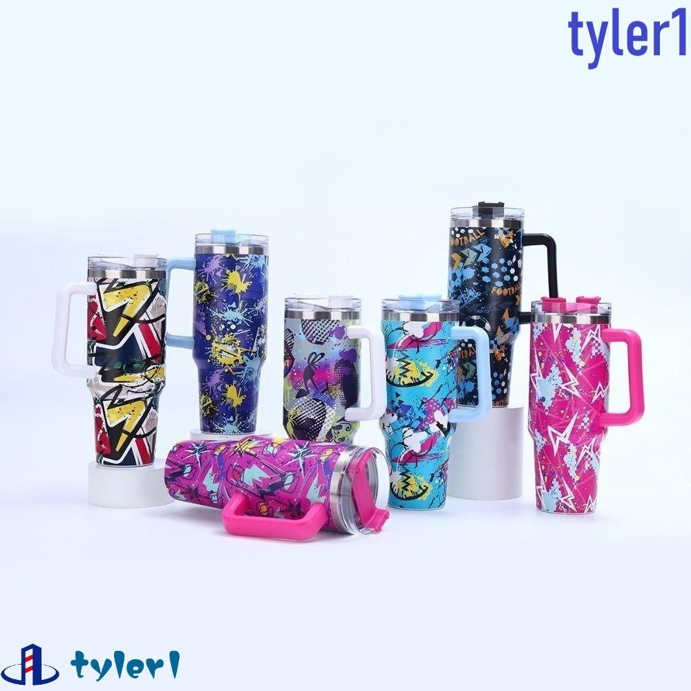 TYLER1 Coffee Termos Cups, 40oz Diamond Mug Fashion Thermos, Portable ...