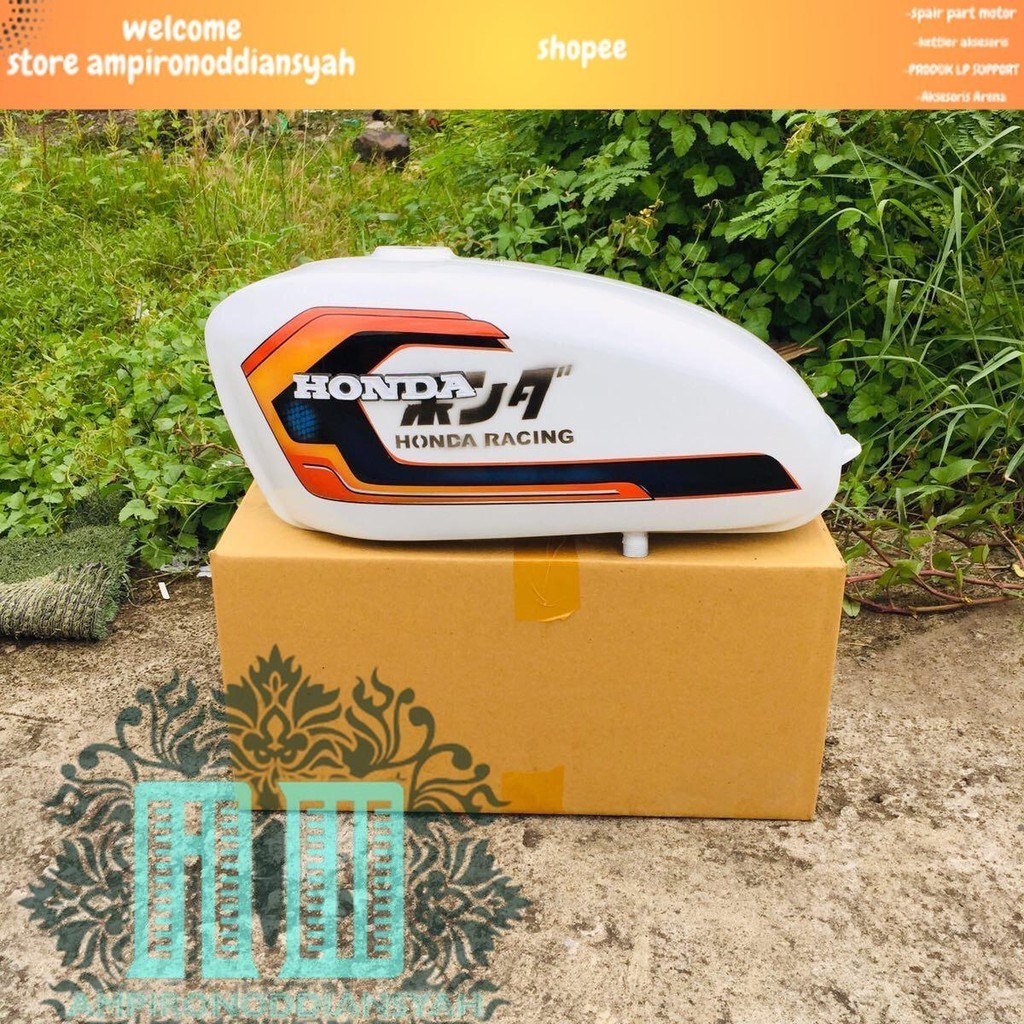 Honda cb100 tank cb125 tank full color honda tank and tank motif ...