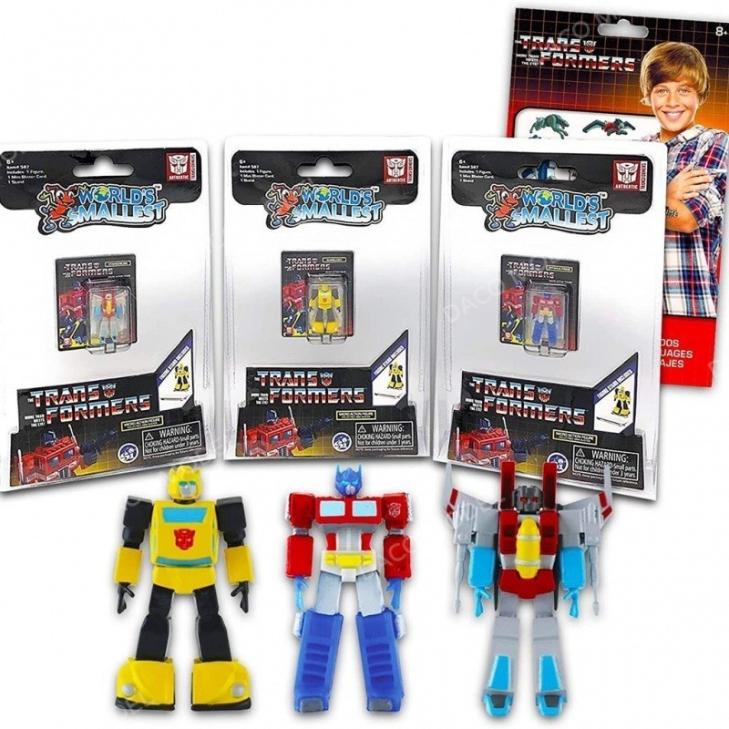 Hasbro Mini Transformers Figure Bumblebee Optimus Prime Red Spider ...