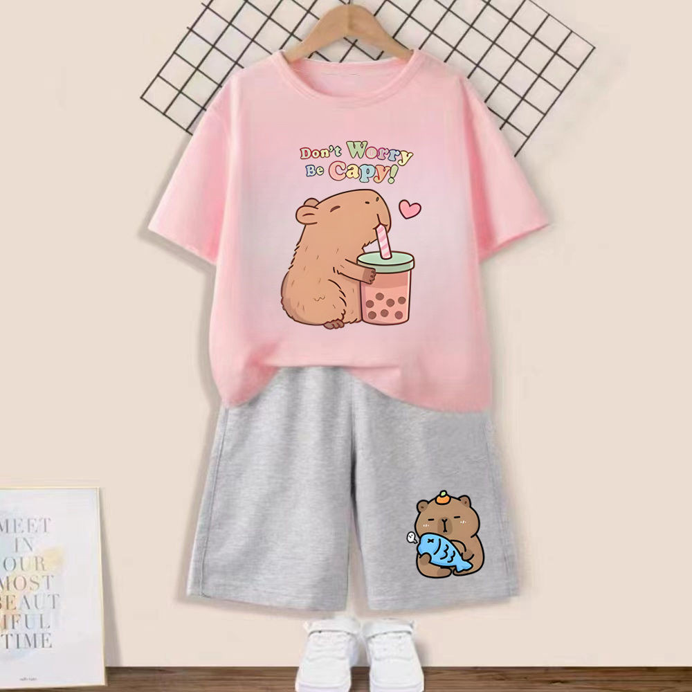 [100% Cotton] capybara Clothes Merchandise Cute capybara capybara ...