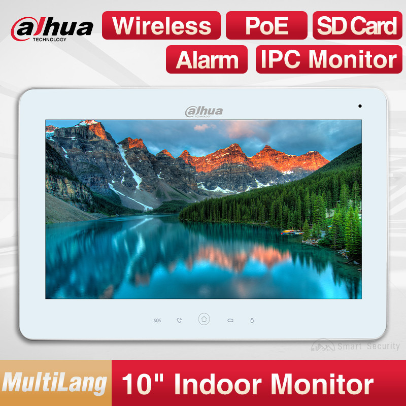 【Ready Stock】Dahua Original MultiLang 10inch WiFi Video Intercom Screen ...