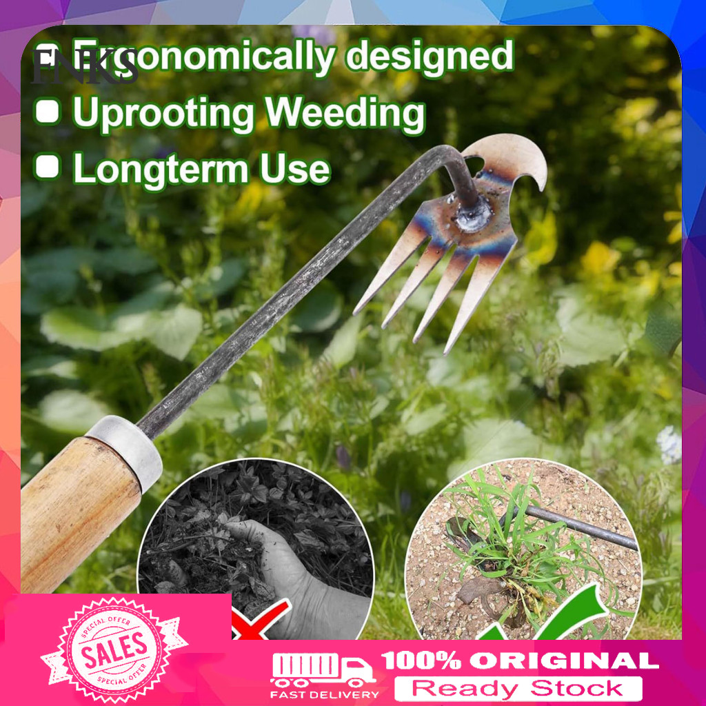 [Ready stock] Easy to Use Weeder Garden Weeding Tool Long Handle ...