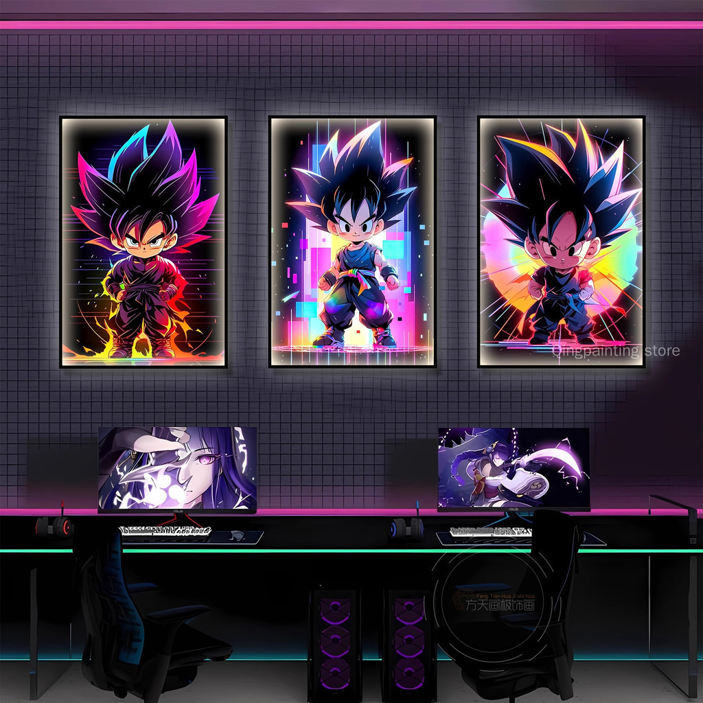 35 Designs Japanese Comics Dragon Ball Goku Paintings Super Saiyan ...