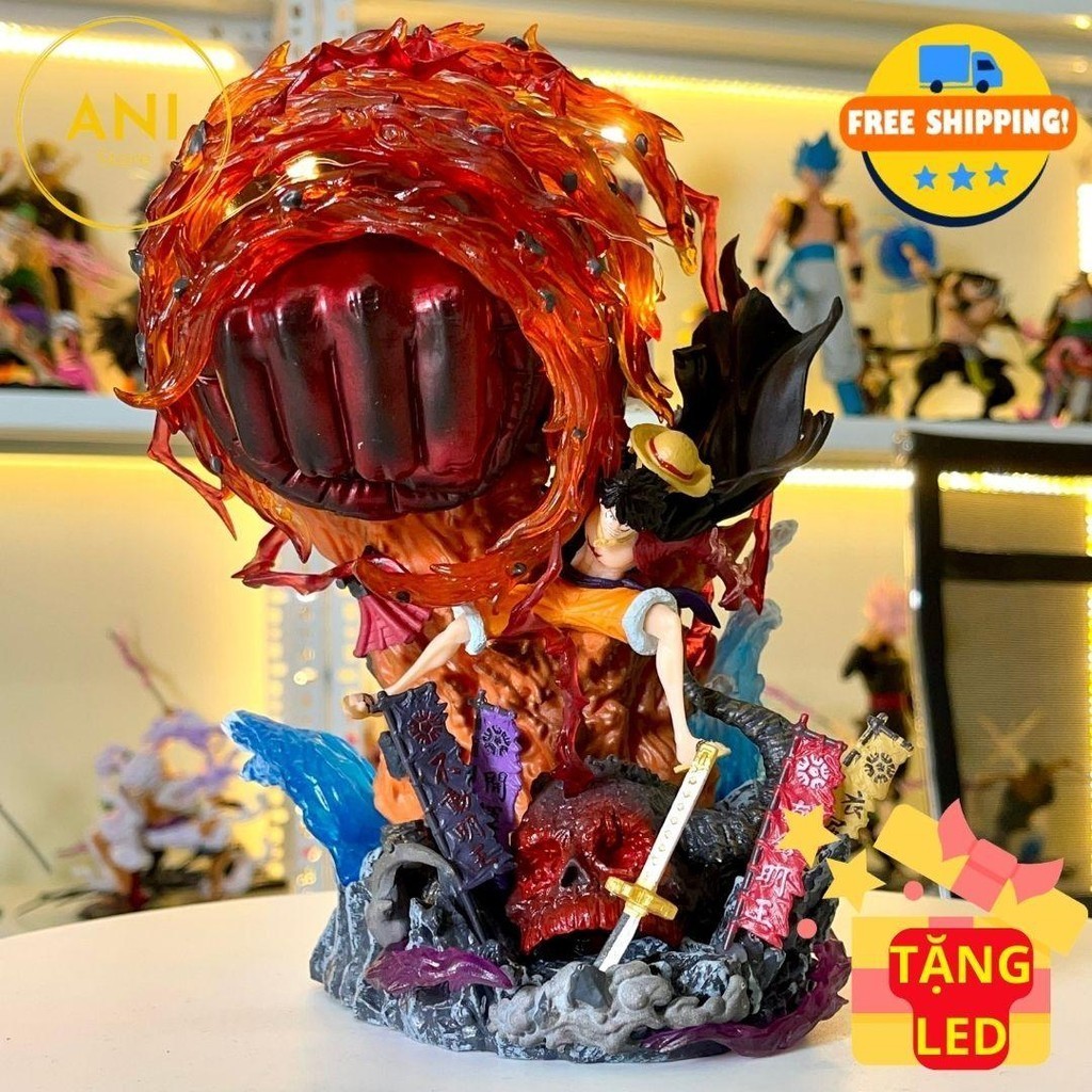 Luffy GEAR RED ROC Model 25cm - With color box - One Piece Model - Free ...