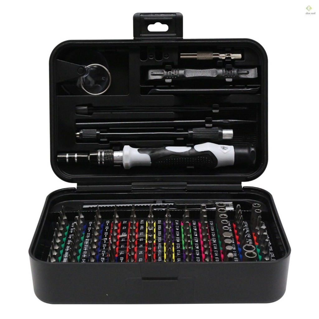 132-in-1 Micro Magnetic Screwdriver Set Mini Precision Screwdriver Set with Color-coded ...