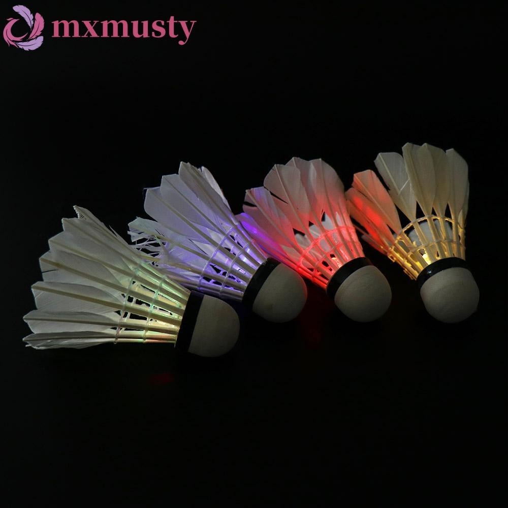 MXMUSTY Lighting Badminton, Lighting Balls Foam Head LED Badminton ...