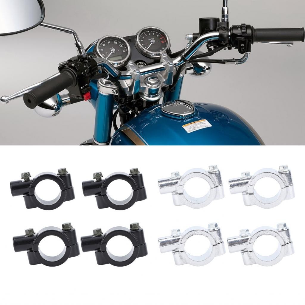 Sinhopsa Motorcycle Handlebar Mirror Mount Holder 25mm 8mm 10mm Thread