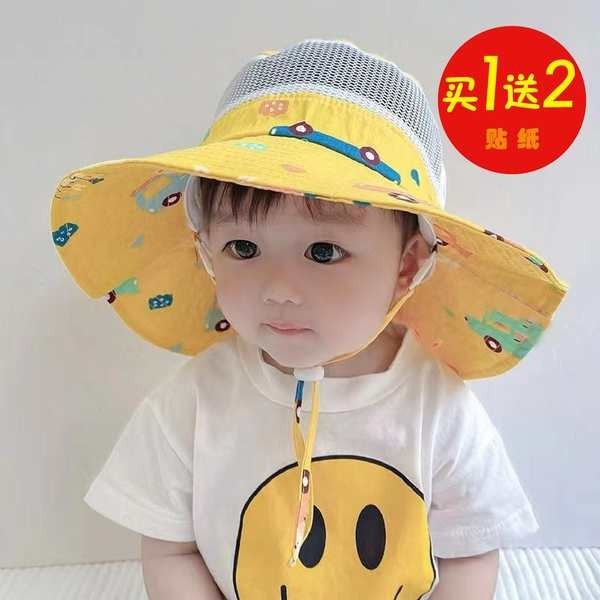 Sunshade Topi matahari kanak-kanak, pelindung UV, topi matahari bayi ...
