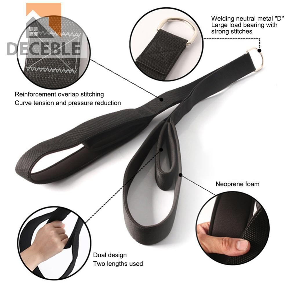 [Deceble.my] Long Triceps Strap Anti-Slip Muscle Training Tricep Pull ...