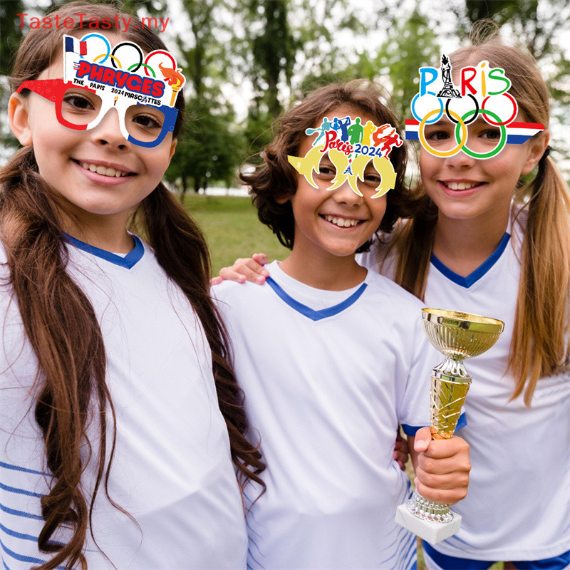 TasteTasty 2024 Paris Olympics Game Sports Fans Cheer Glasses Fun Prop ...
