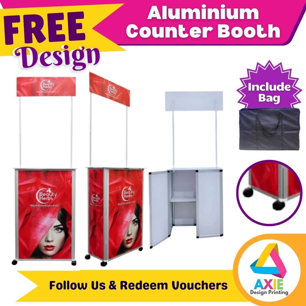 Aluminium Fortable Counter Sampling Booth/ Aluminium Counter Booth With ...