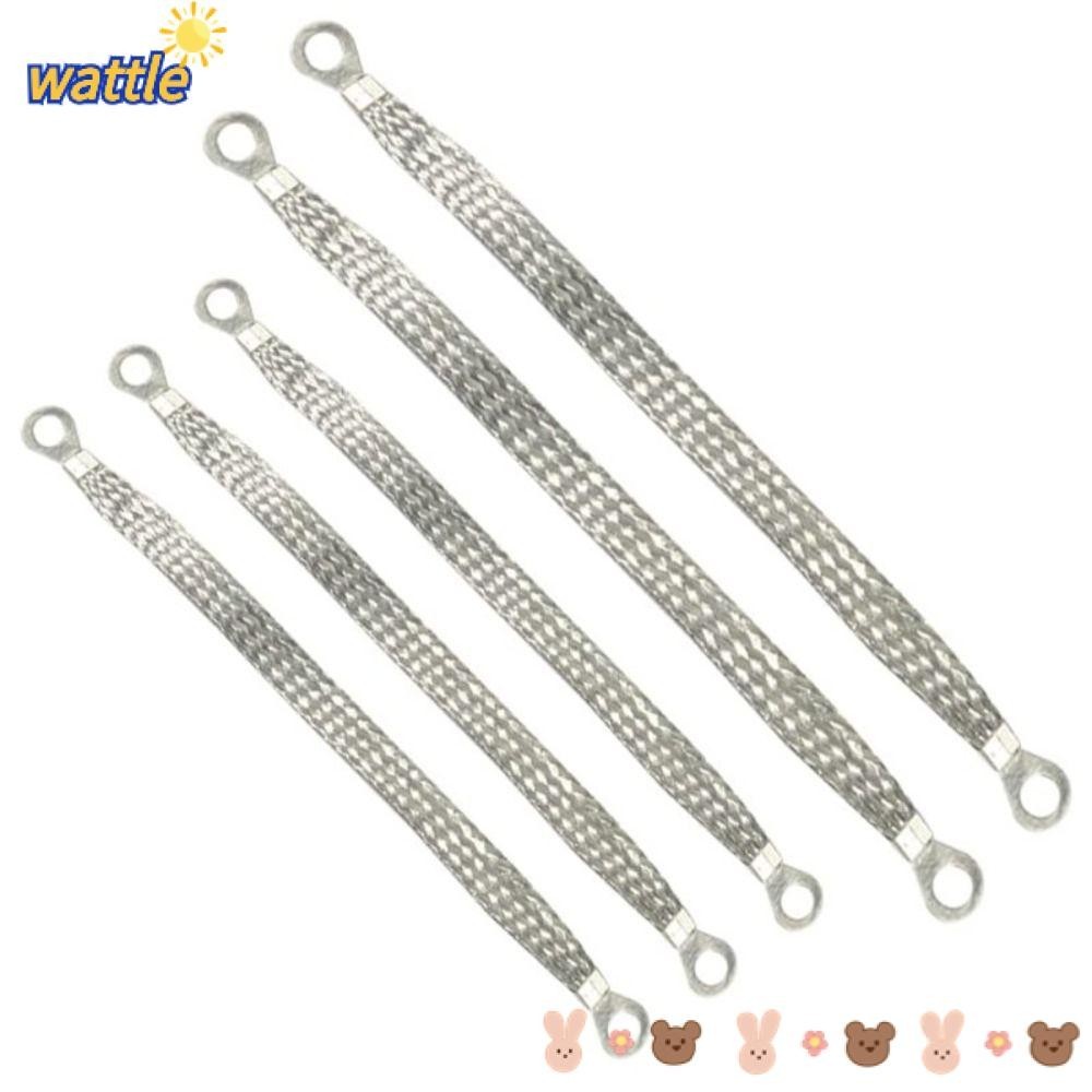 WA-SPORT 5pcs Car Ground Strap Kit, Tinned Copper 330mm+255mm Ground ...
