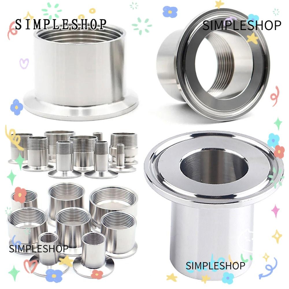 SIMPLESHOP 1Pcs Tri Clamp, DN15-DN40 1/4" 3/8" 1/2" 3/4" 1" Pipe Fitting Connector, Homebrew ...