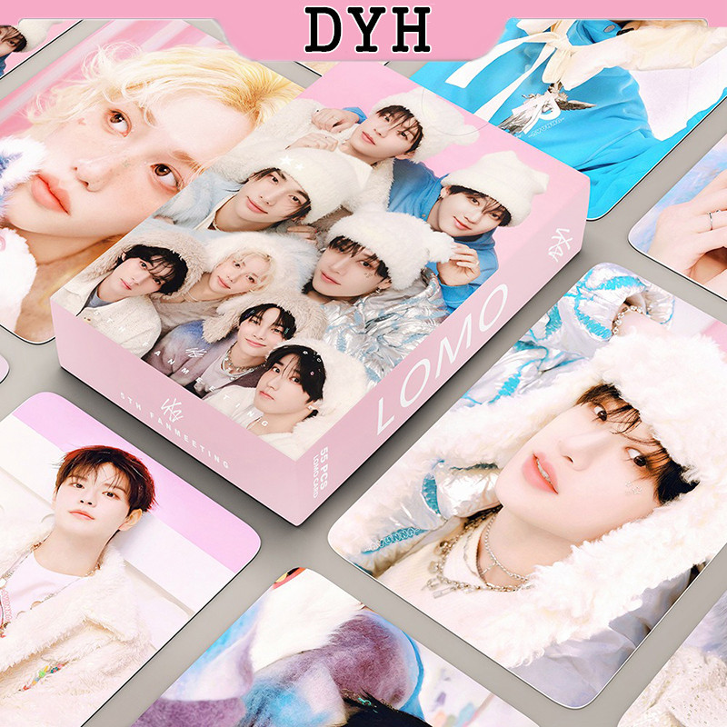 55pcs Stray Kids LOMO Card 5th anniversary Album Photocard KPOP ...