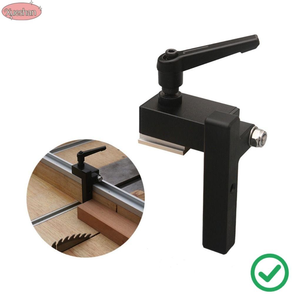 XUESHAN Woodworking Router, Saw Table Fence Limiter Aluminum T-Track ...