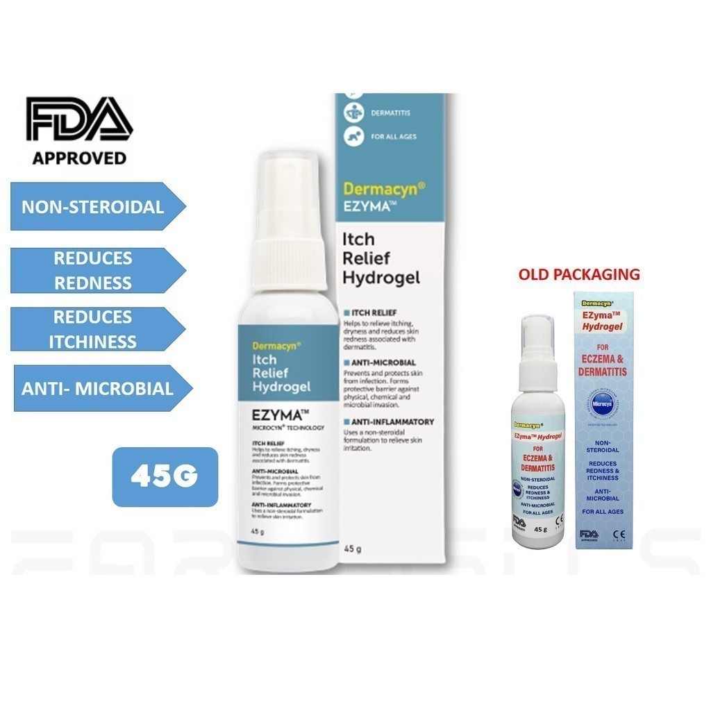 Dermacyn Ezyma Hydrogel 45g (For Eczema & Dermatitis) EXP:05/2027 [ Non ...