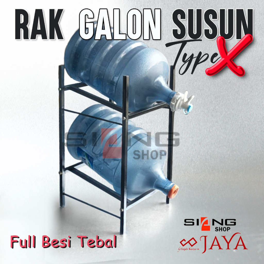 Gallon Rack Stacking 2 Gallon Places Stacking Iron | Shopee Malaysia