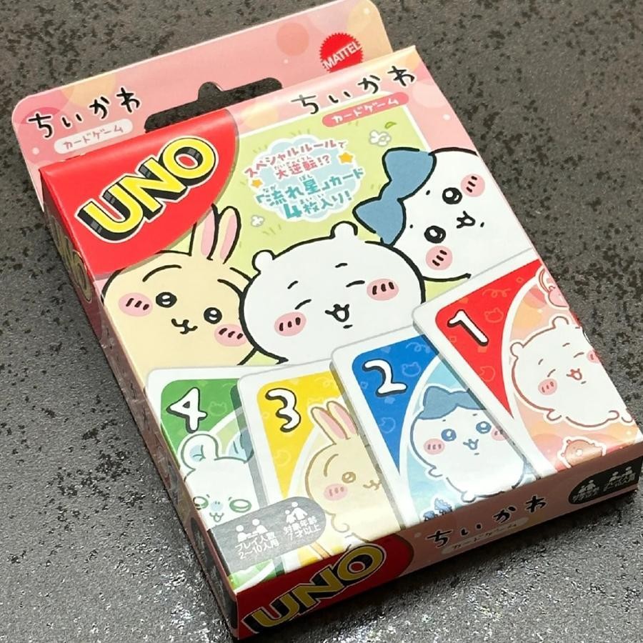 UNO Co-branded ChiIkawa Card High-Appearance Cute Cards chiikawa ...