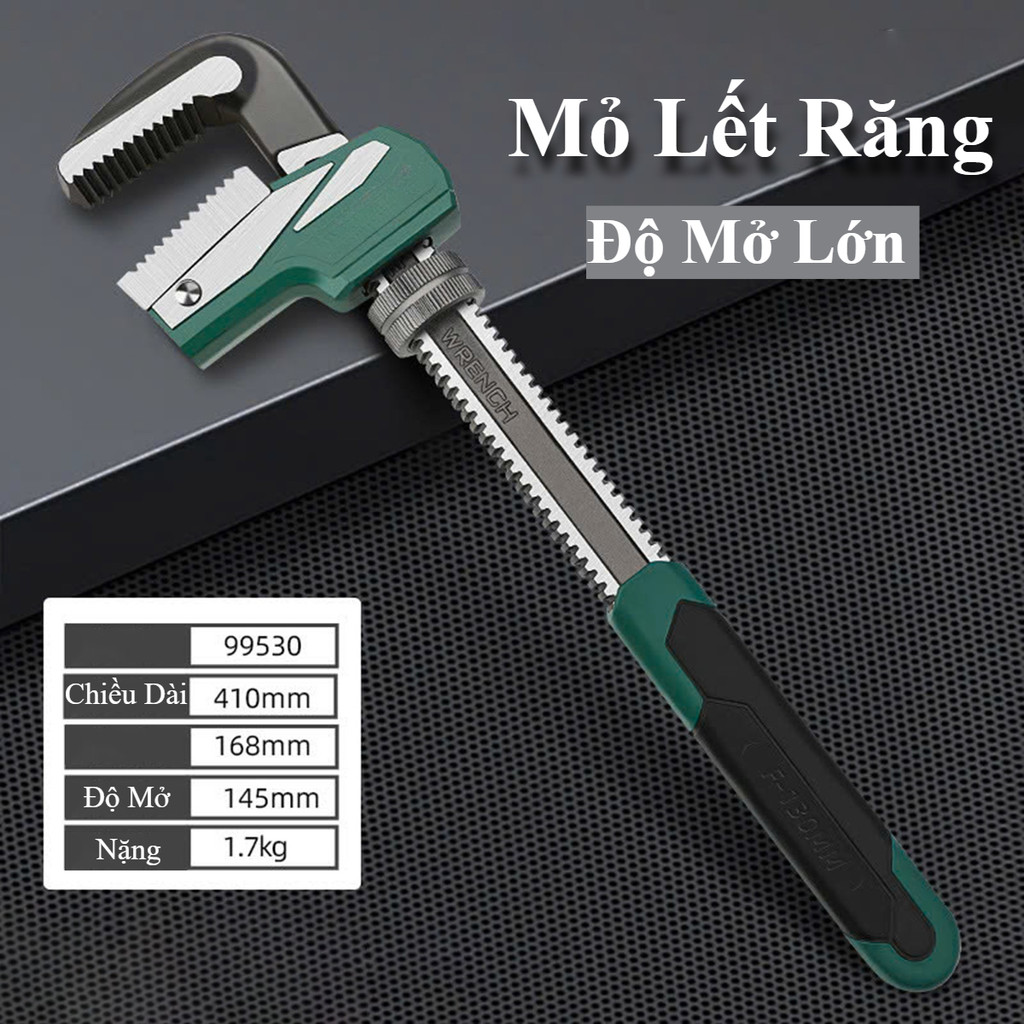 Multi-purpose F-Tooth Wrench - Clamping Wrench, Large Round Pipe Wrench ...
