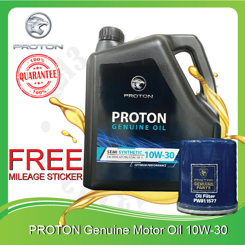 ORIGINAL PROTON SEMI 10W30 4L SAGA PERSONA VVT FLX FL BLM IRIZ EXORA ...