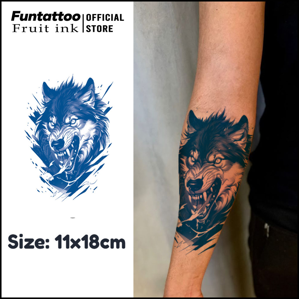 Funtatoo - fruit ink tattoo long lasting 15 days waterproof 11*18cm ...