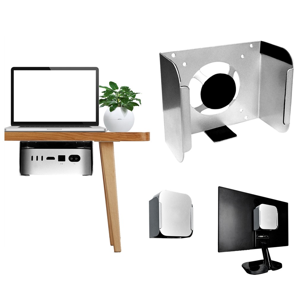 Under Desk Mount for MAC Mini M4 ，Space Saving Storage Bracket Case ...
