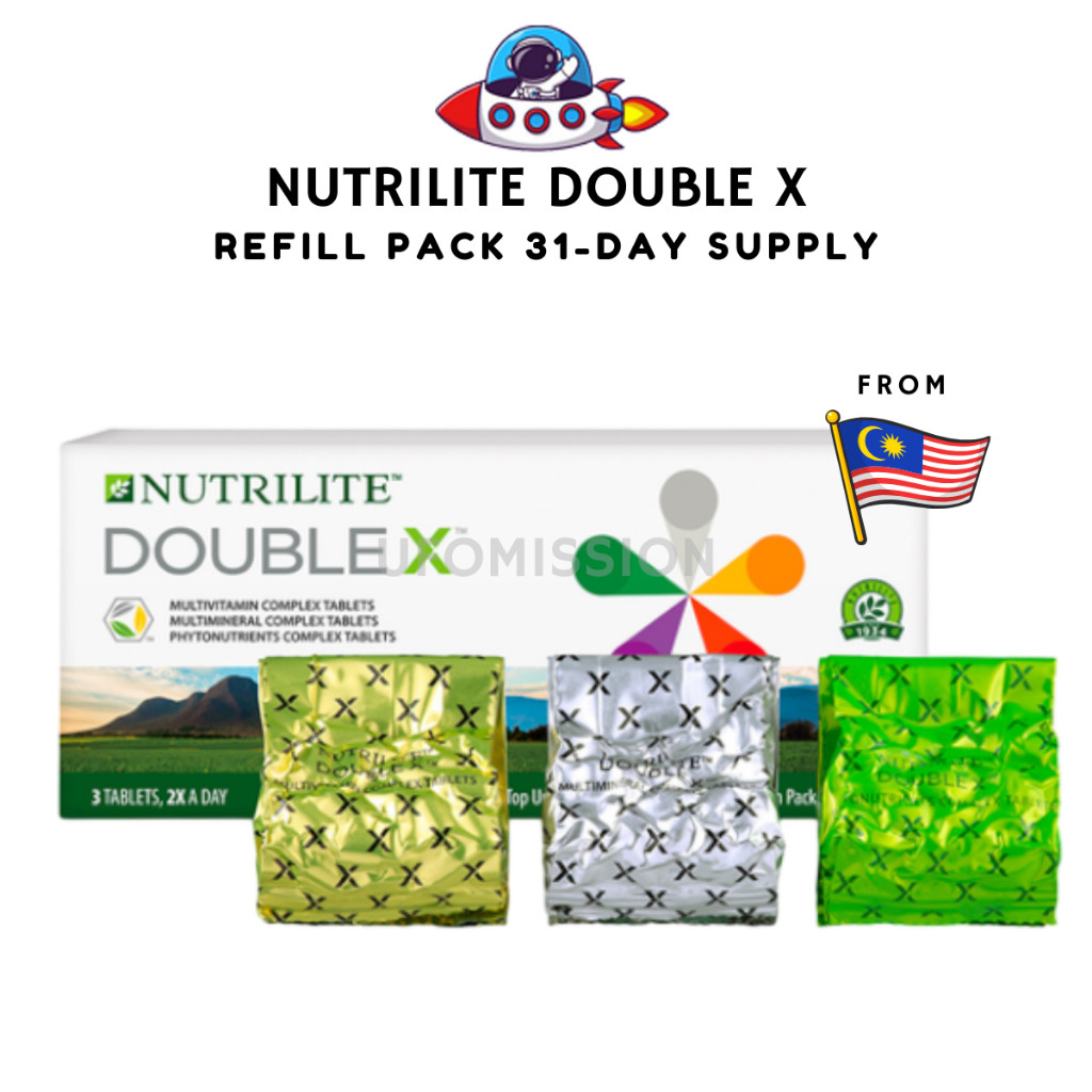 Nutrilite Double x refill pack Multivitamin/Multimineral/Concentrate (31-Day Supply) | Shopee ...