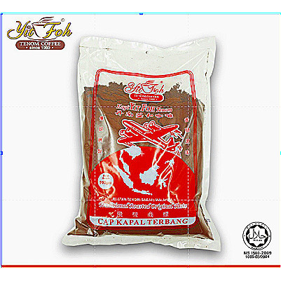 Tenom Yit Foh Cap Kapal Terbang Serbuk Kopi - Kasar (900gm) | Shopee ...