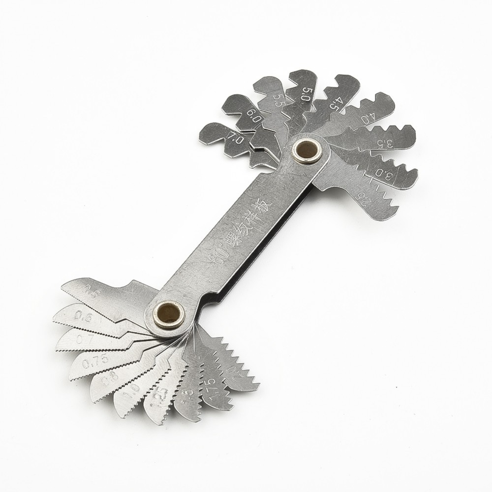 Versatile Thread Pitch Cutting Gauge Set Inch and Metric Measure with ...