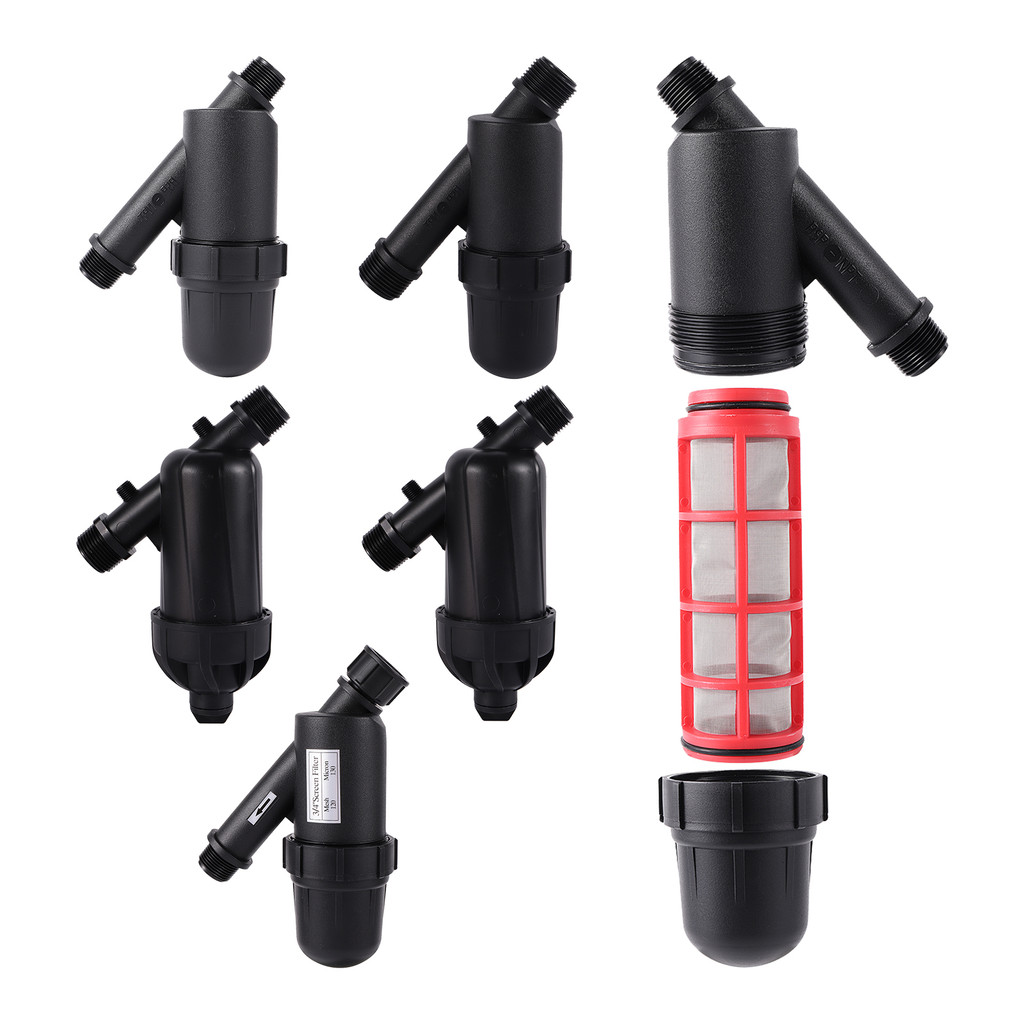 1" 3/4" Filter 100-120 Mesh Screen Garden Agriculture Watering Filter ...