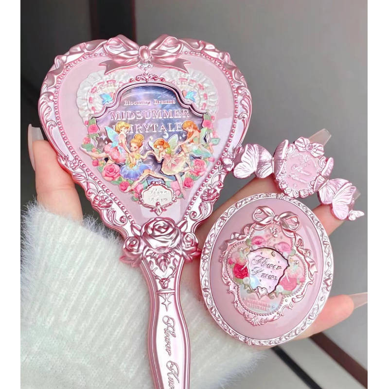Flower Knows Midsummer Night Peripheral Hand Mirror Hand-held Fragrance ...