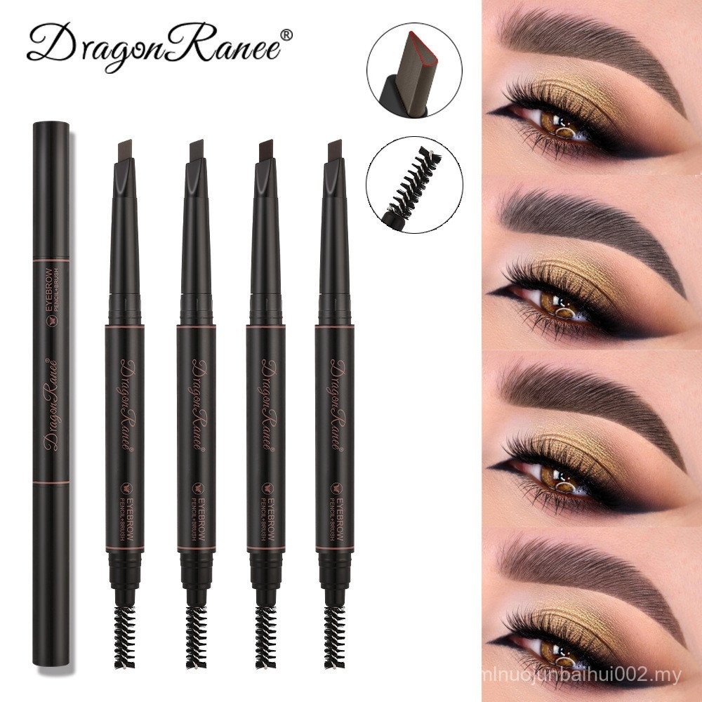 Memusing automatik, segi tiga besar, pensel kening, kalis air, tidak ...