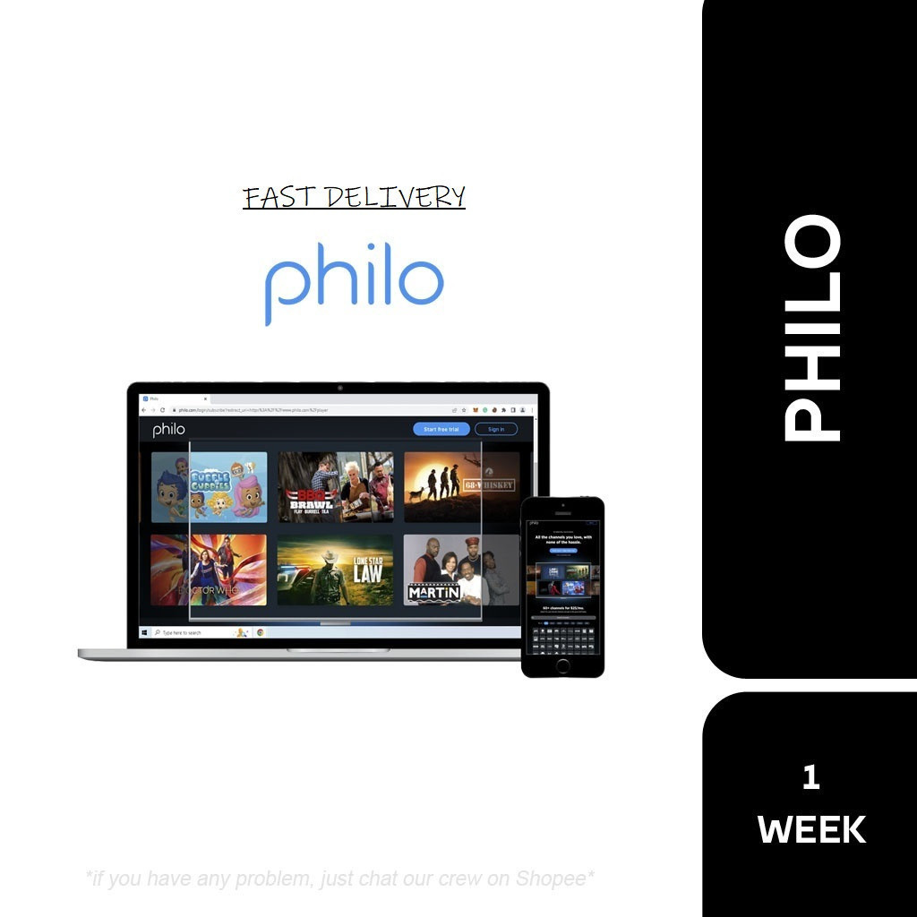 Philo LIVE TV PREMIUM ACCOUNT - ( Private Account ) | Shopee Malaysia