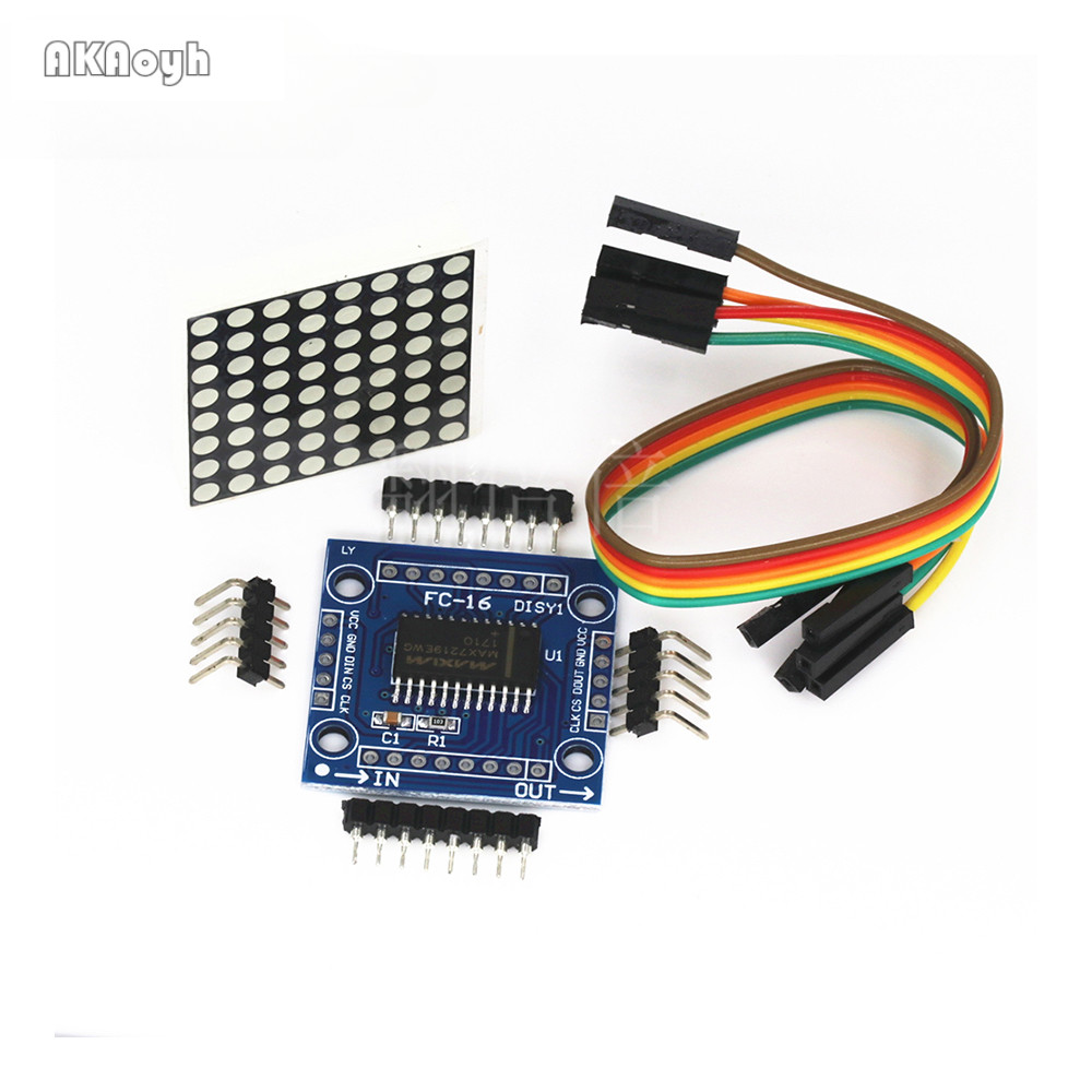 8x8led Dot Matrix Module MAX7219 Display Module DIY Kit Microcontroller Control Module | Shopee ...