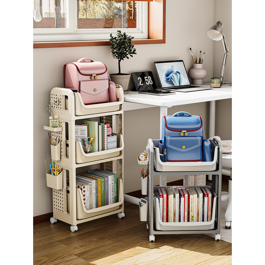 Rak Penyimpanan Lantai Rak Buku Kegunaan Rumah Rak Beg Buku dengan ...