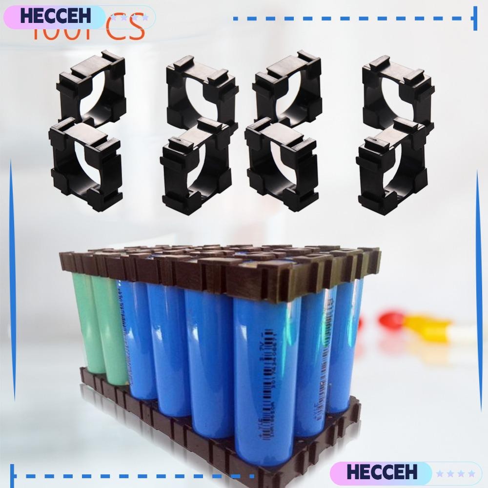 HECCEH1 100Pcs/bag 18650 Battery Cell Holder, with Battery Installation ...