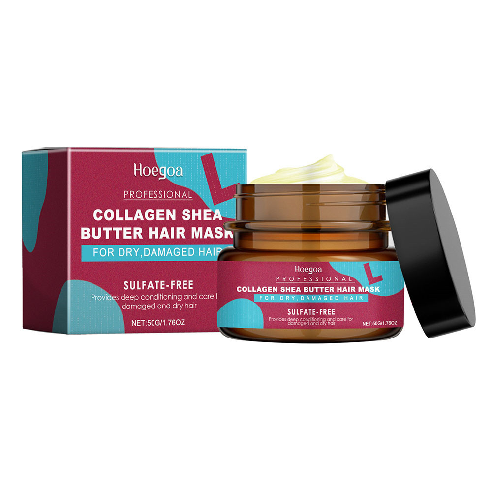 COLLAGEN SHEA BUTTER HAIR MASK, Topeng Rambut Keratin Membaiki ...