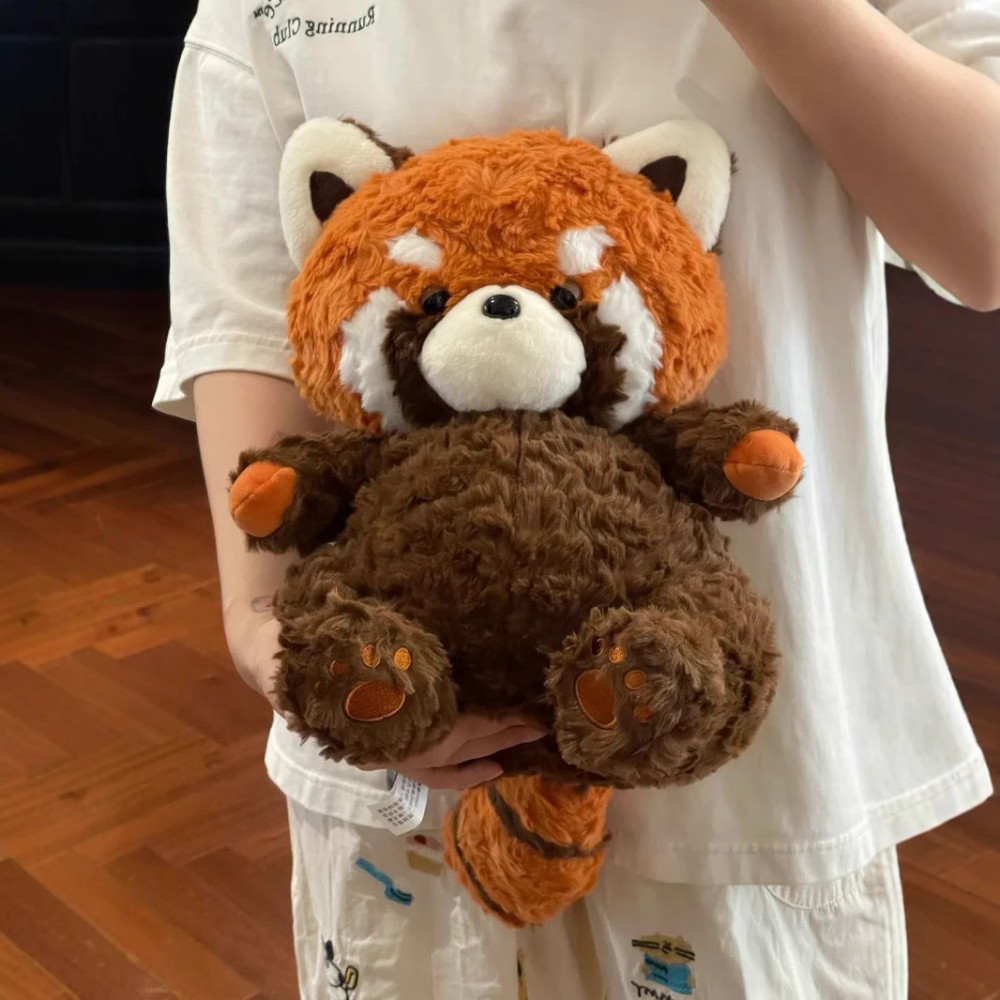 35cm Cute Fox Raccoon Plush Toy Children Stuffed Doll Sleeping ...