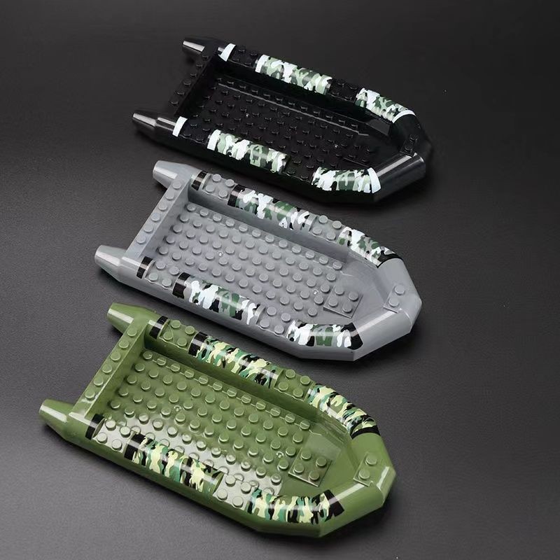 Boat Assembly Compatible Lego Building Block Minifigure Toy Military ...