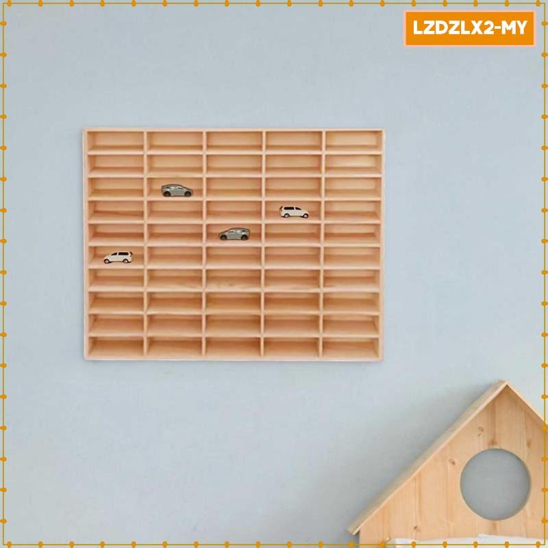 [Loviver] Toy Car Display Case Model Car Display Stand Space Saving 50 ...