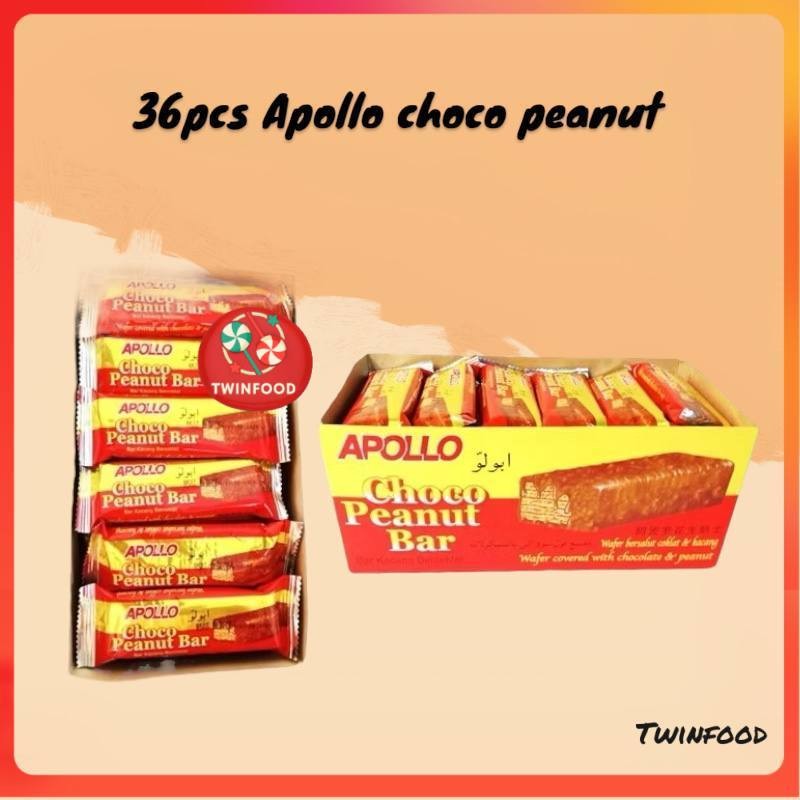 36PCS Apollo Peanut Bar A1303 (Snek Batang Kacang Rangup) | Shopee Malaysia