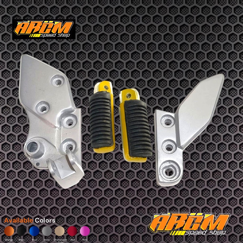 MERAH Vixion New Front Step Package Footstep Set in Silver, Red, Blue ...